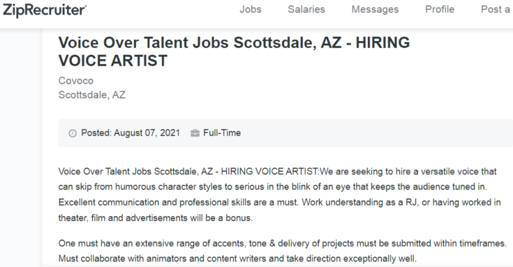 29 Epic Voice Over Jobs for Beginners from Home [Up to $3K/VO]